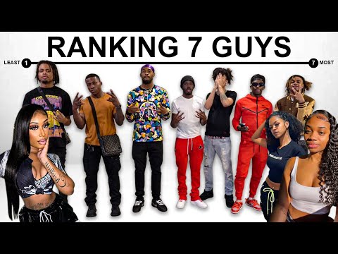 Girls Rate Guys Based On Attractiveness | 7 Guys vs 7 Girls