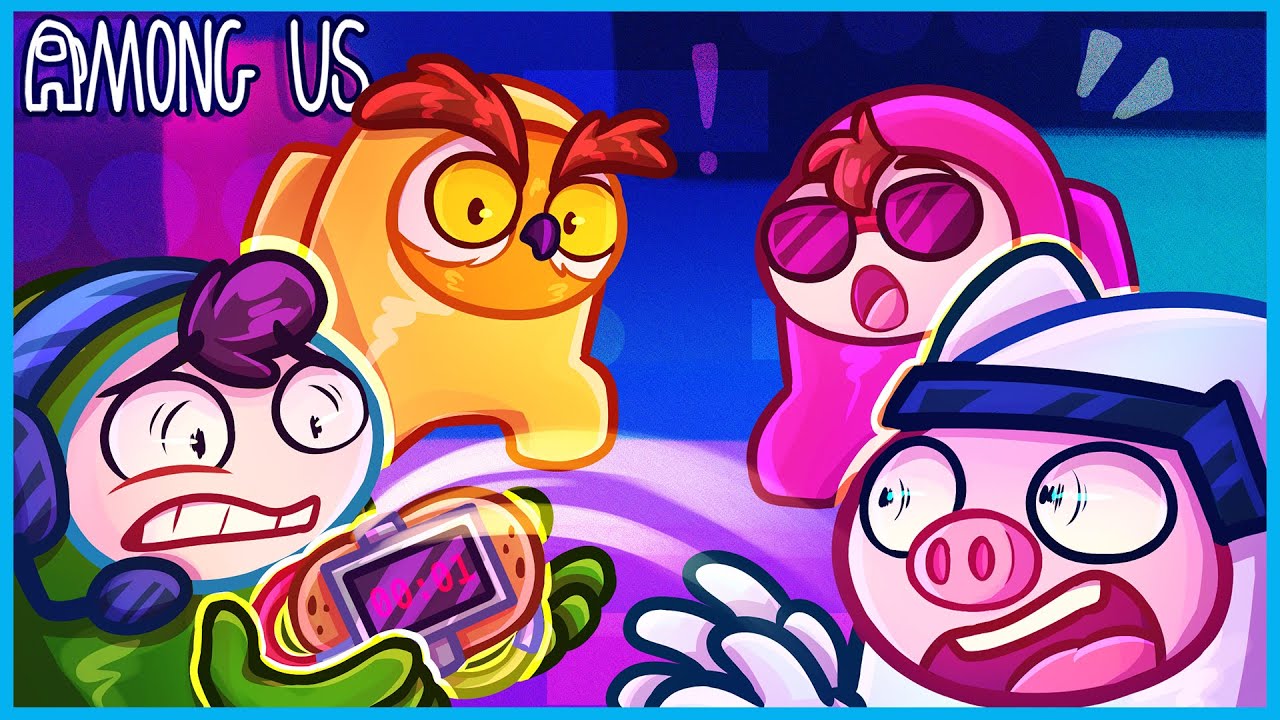 Among Us but we added an exploding hot potato mod... (disaster) - YouTube