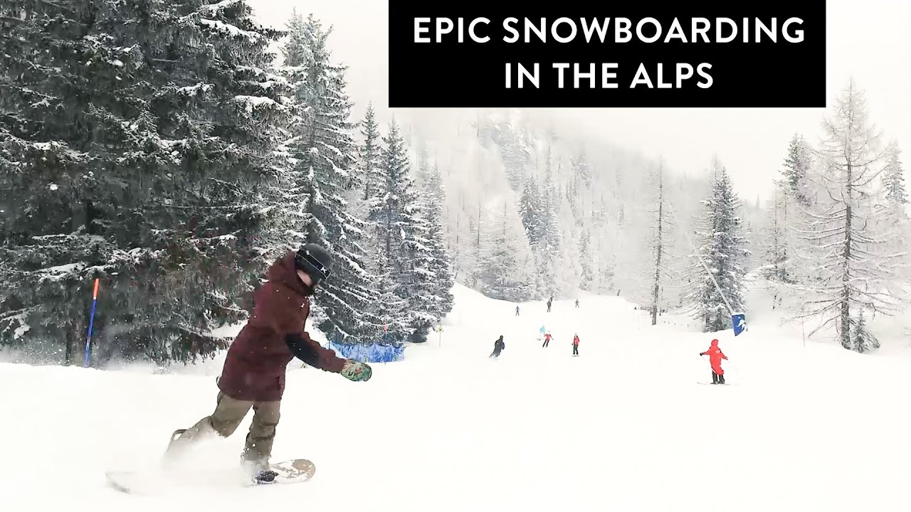 Epic Snowboarding in the Alps! - YouTube