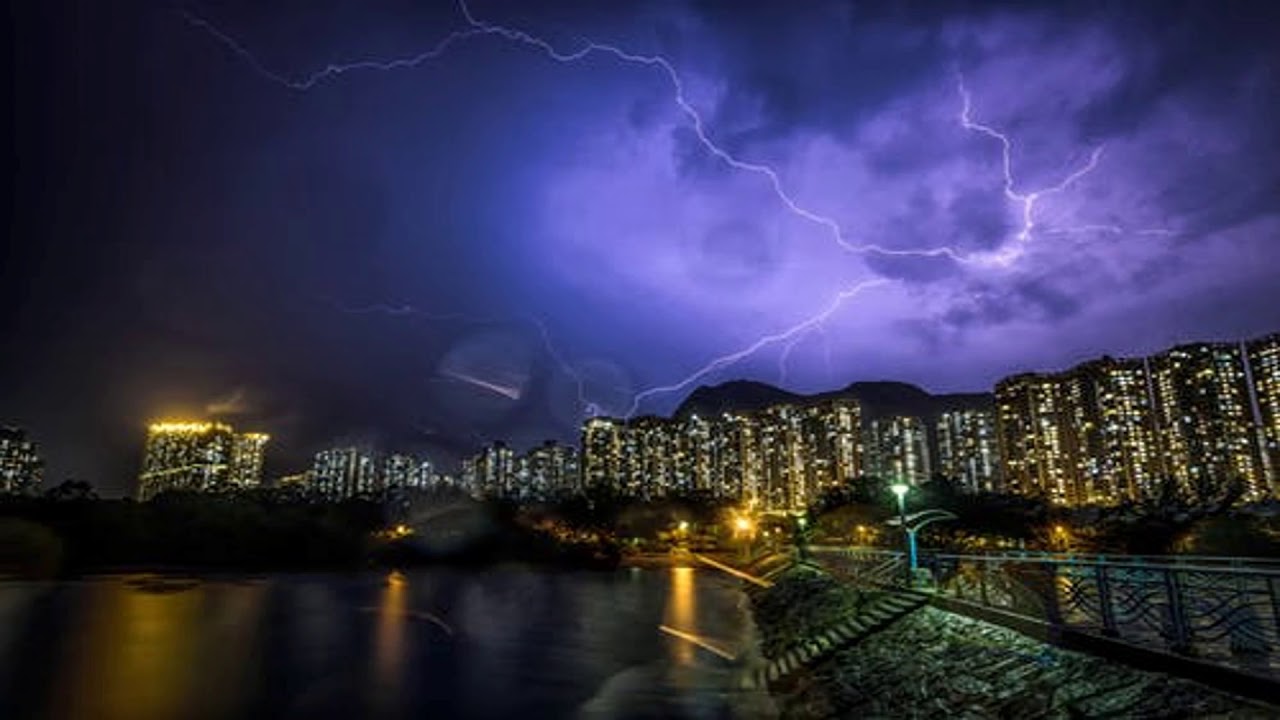 The most Thunderstorms lighting nature sounds for rain meditation - YouTube