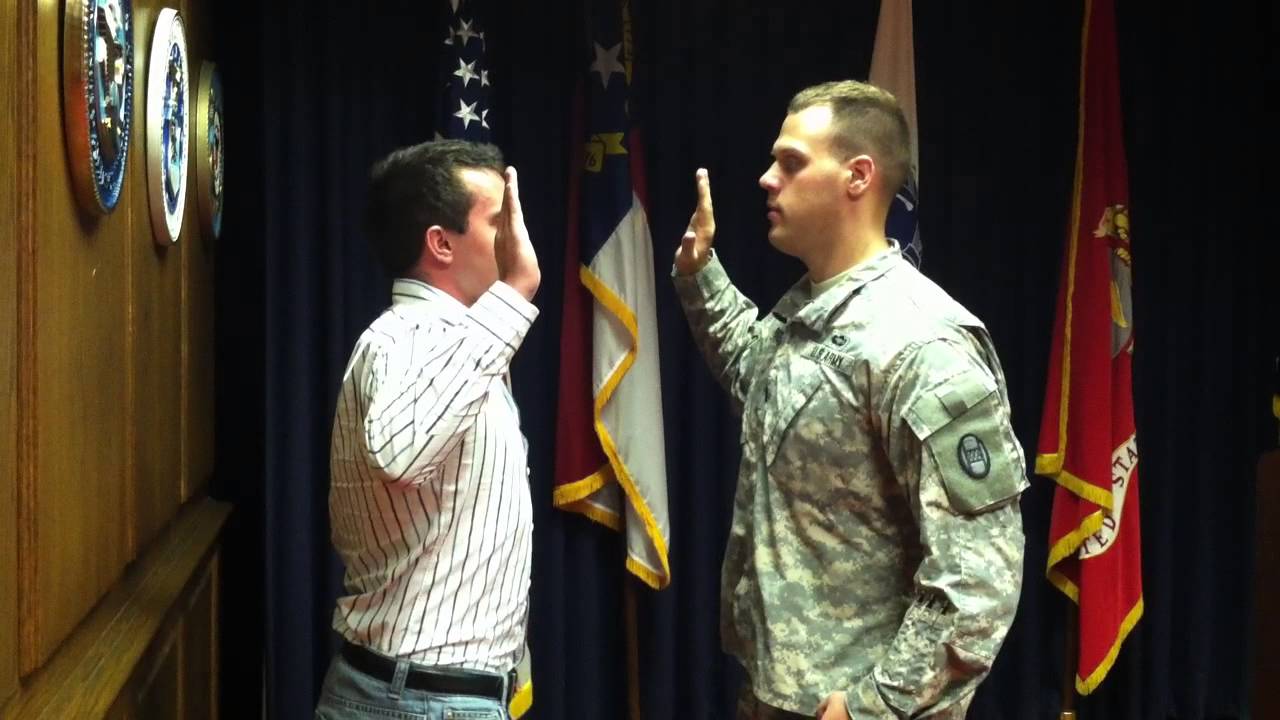Elijah swearing in for Marines - YouTube
