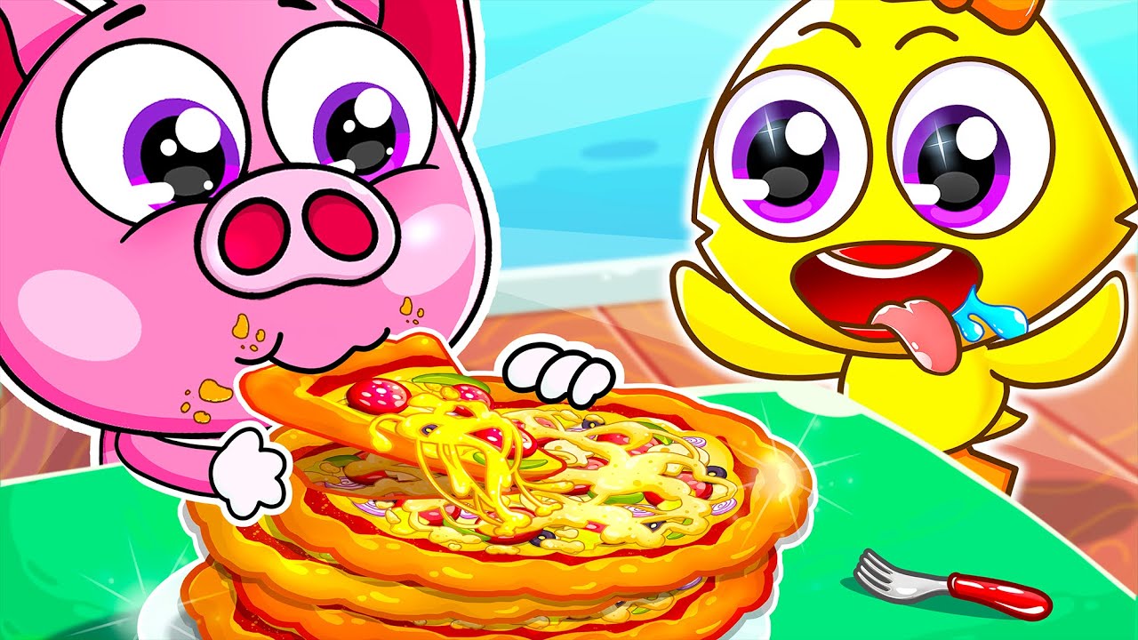 My Special Pizza Story🍕🤤 Funny Cartoon For Kids By Lamba Lamby - YouTube