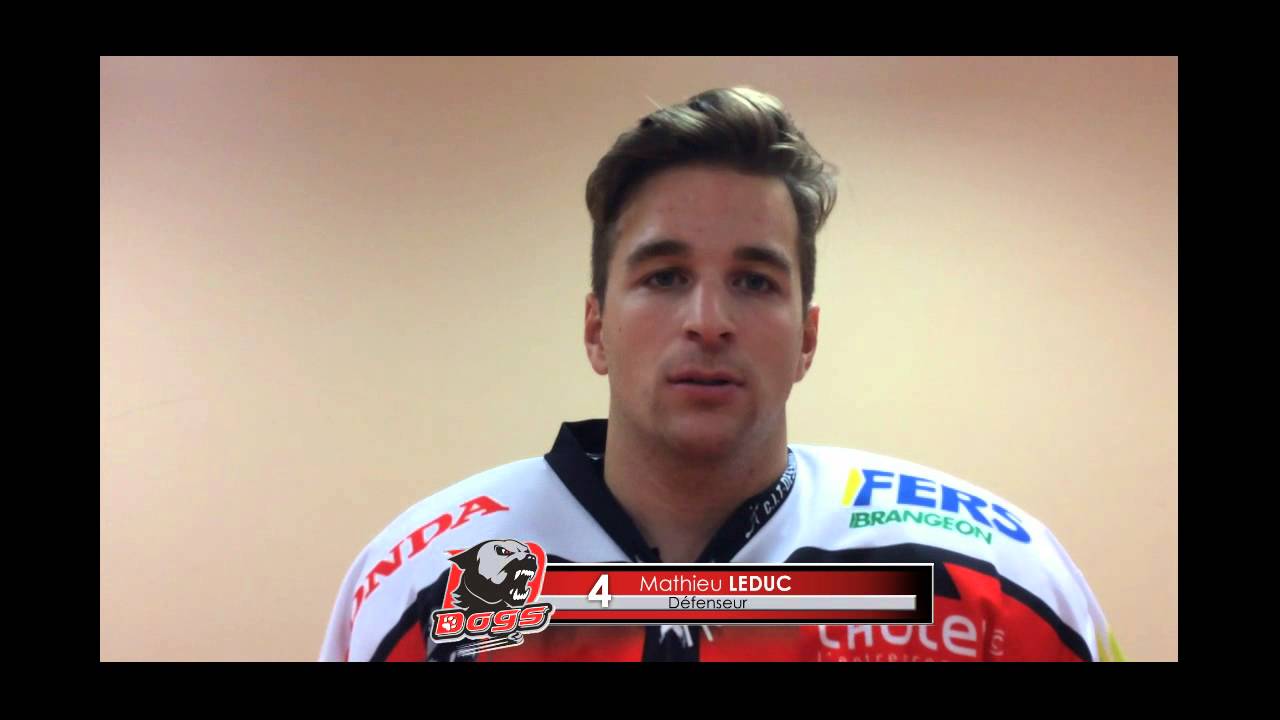 Interview de Mathieu LEDUC (jeune défenseur Canadien) - YouTube