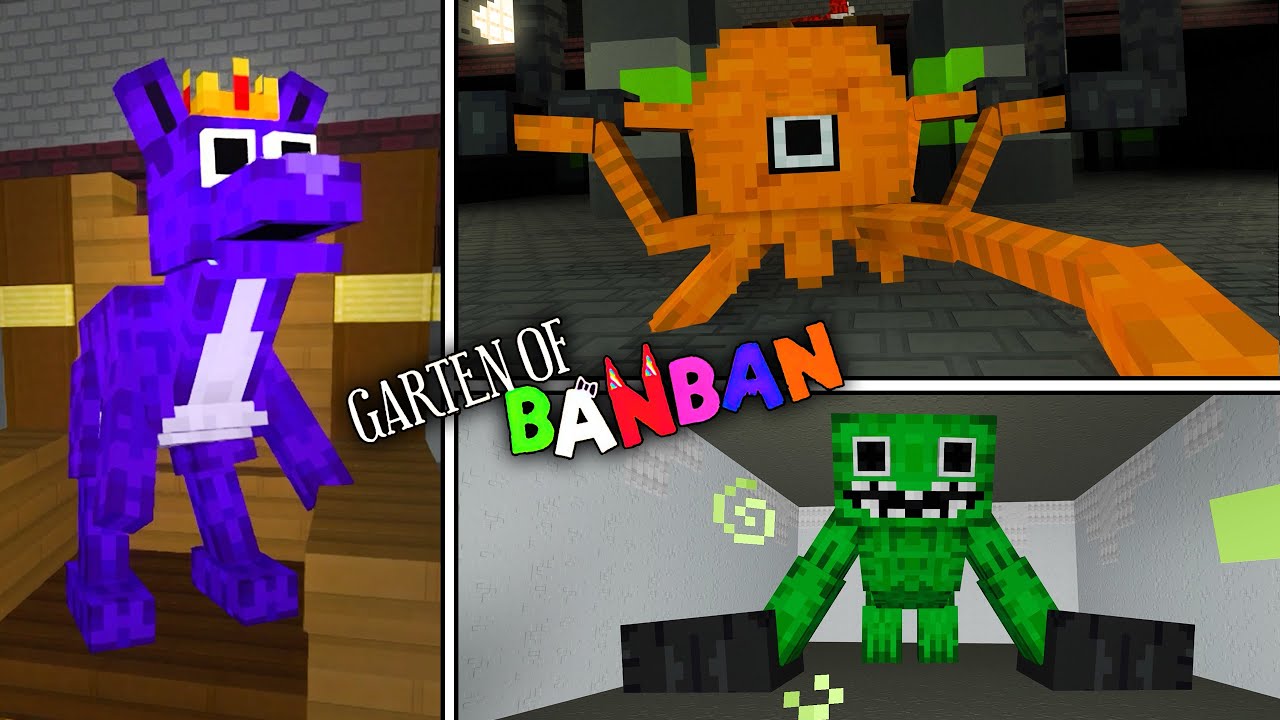 [Update map] [Full Gameplay] Garten of Banban Chapter 4 Realistic map ...