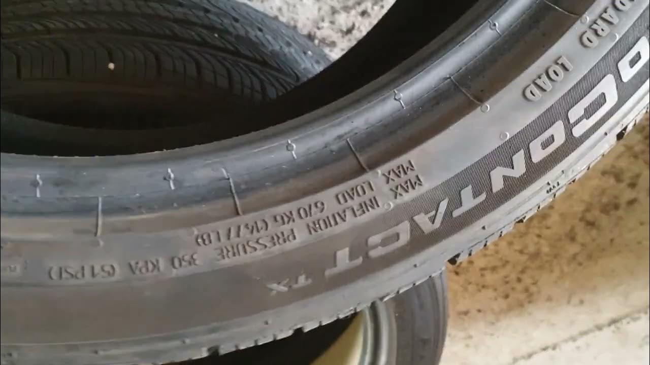 콘티넨탈 타이어 tx 245 40 19 2짝 - YouTube