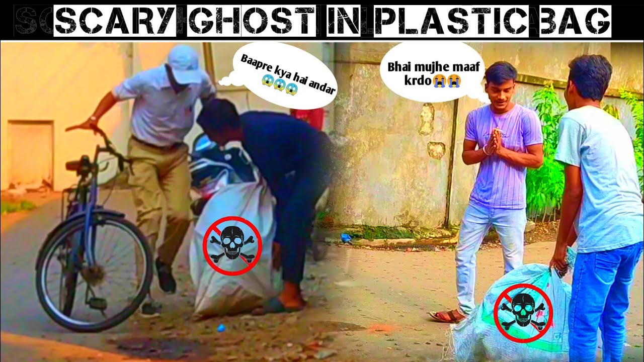 plastic bag prank || scary prank || LIFE GOING ON - YouTube
