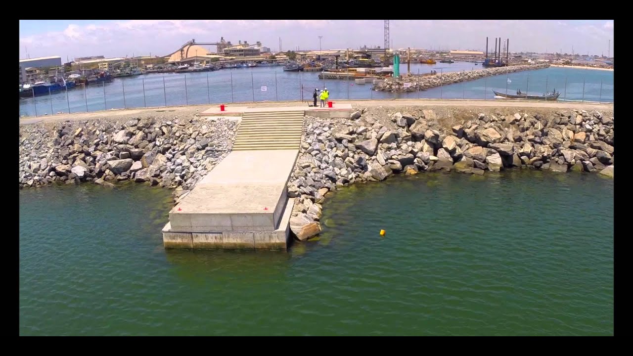 Drone shoot of Tema fishing Harbor #Ghana - YouTube