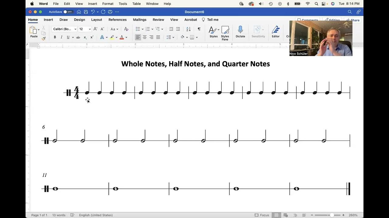 Keeping the Beat: Counting and Clapping Whole Notes, Half Notes, and ...