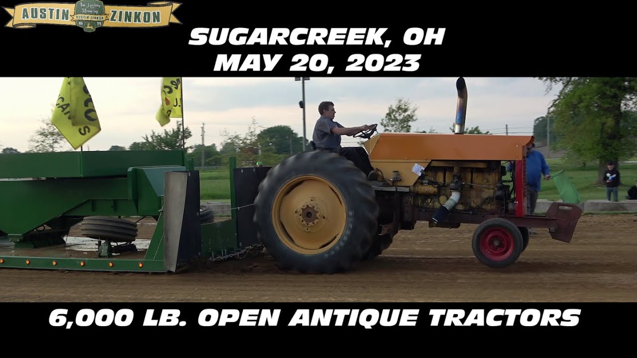 5/20/23 Sugarcreek, OH 6,000 lb. Open Antique Tractors - YouTube