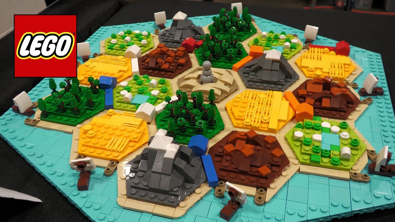 LEGO Settlers of Catan and Battleship Board Games - YouTube