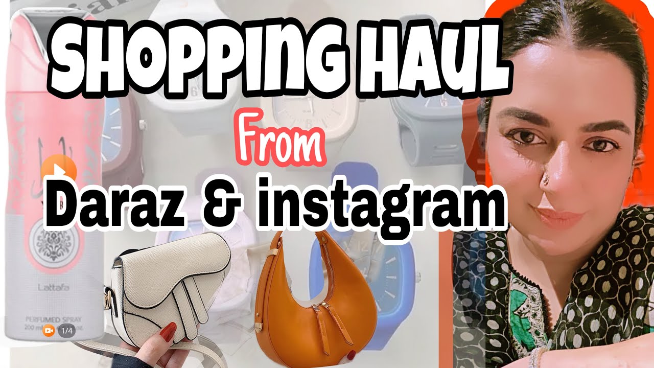 Online Shopping Haul from DARAZ and INSTAGRAM pages| with links and ...