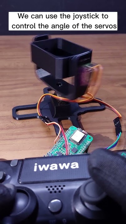 Gimbal control with esp32 and ps4 control #jlcpcb - YouTube
