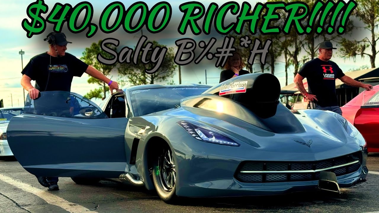 SALTY B WAS THE FIRST DOWN THE TRACK AND GRUDGE RACED FOR $40,000 & WON ...