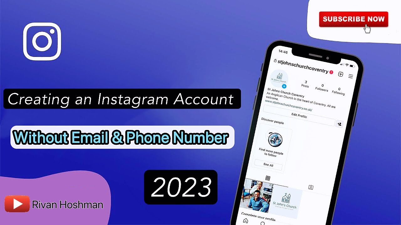 How to Create an instagram Account without Email & Phone number 2023 ...