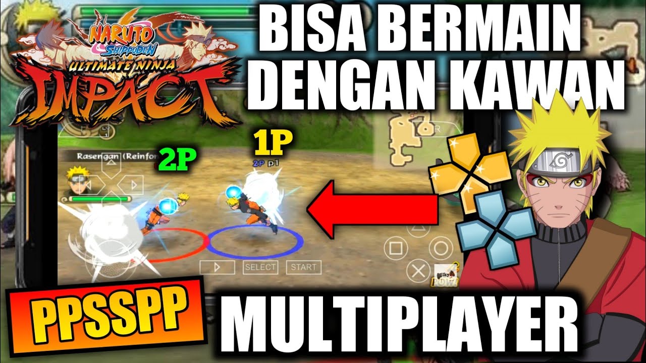 bisa bermain dengan kawan game ppsspp Naruto Shippuden Ultimate Ninja ...
