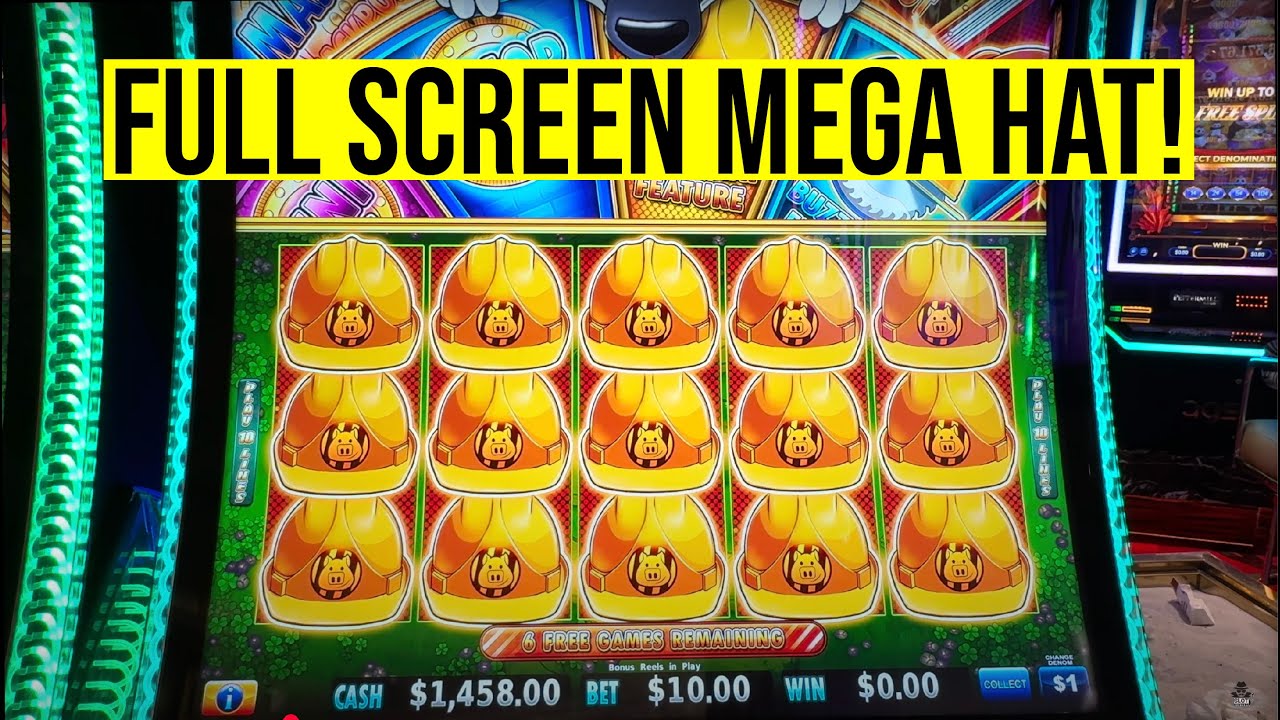 HUFF N EVEN MORE PUFF SLOT! FULL SCREEN MEGA HAT BONUS! - YouTube
