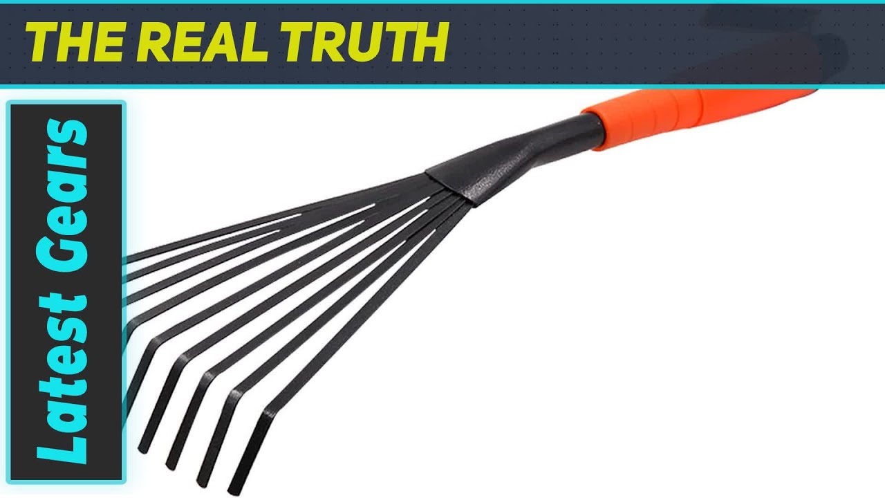 Mini Garden Rake 16 Inch: The Best Tool for Precise Leaf Removal - YouTube