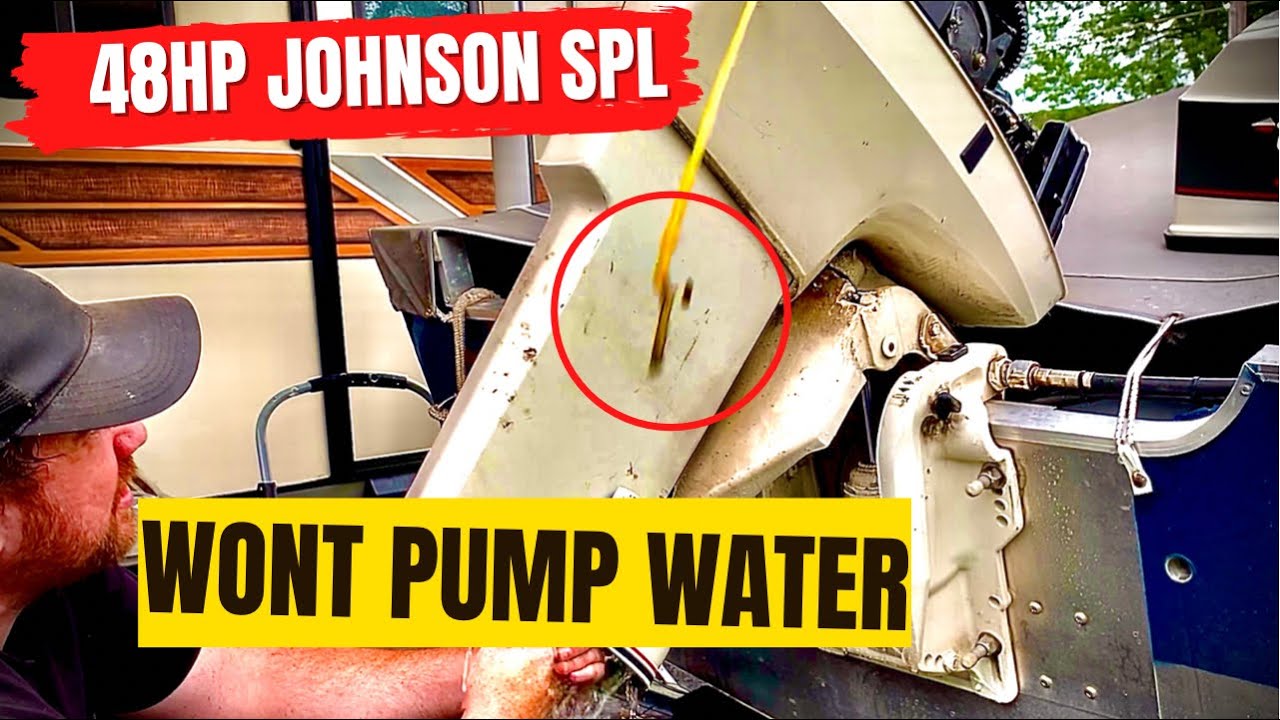 My 1992 48HP SPL Johnson won’t pump water! Impeller replacement! - YouTube