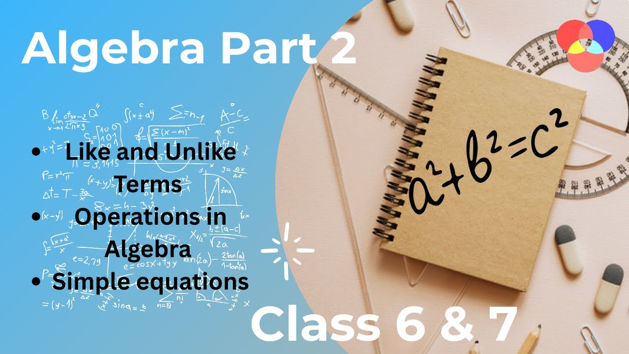 Algebra part 2| Algebra series grade 6 & 7| Simple equation| Operations in algebra| Algebra ...