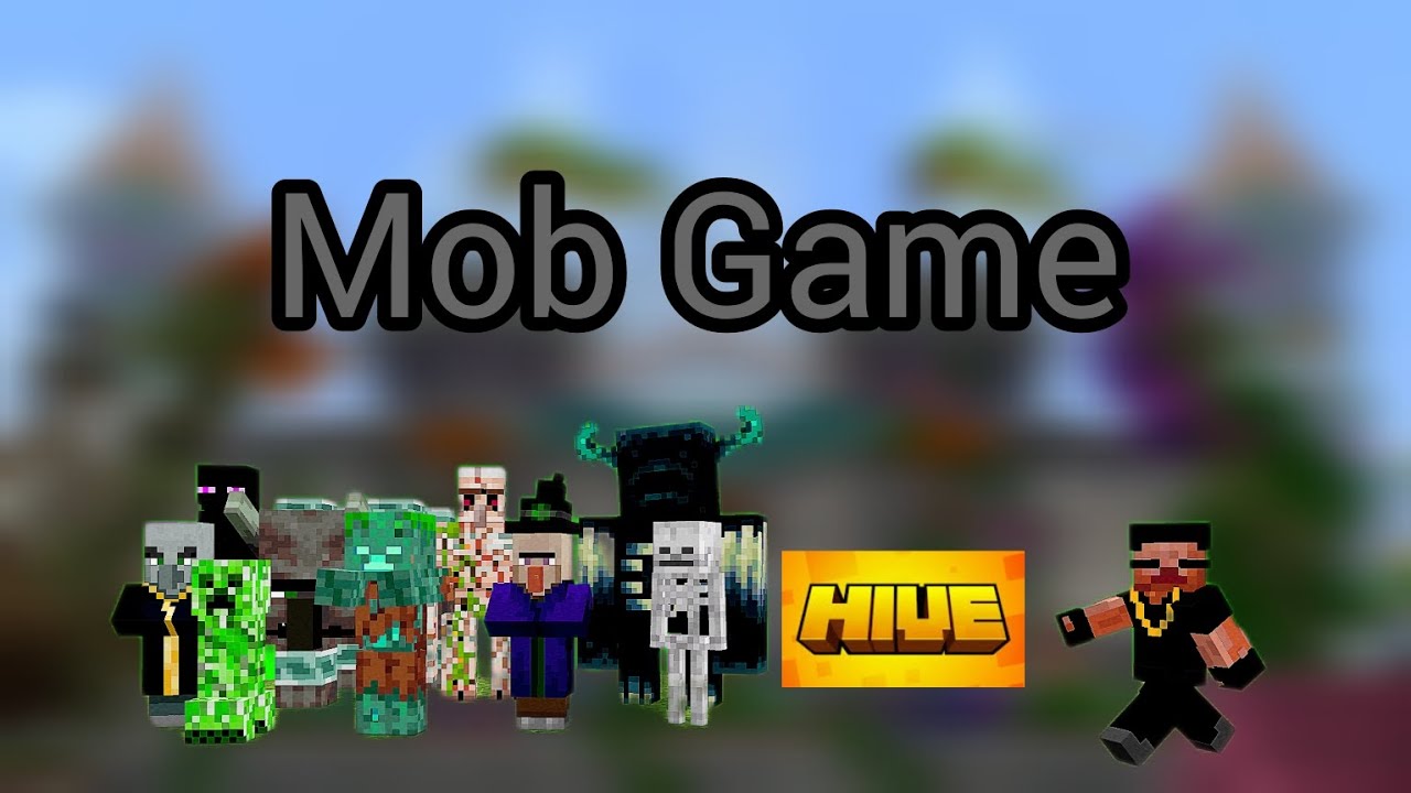Hive's new gamemode is fun (Mob Game) - YouTube
