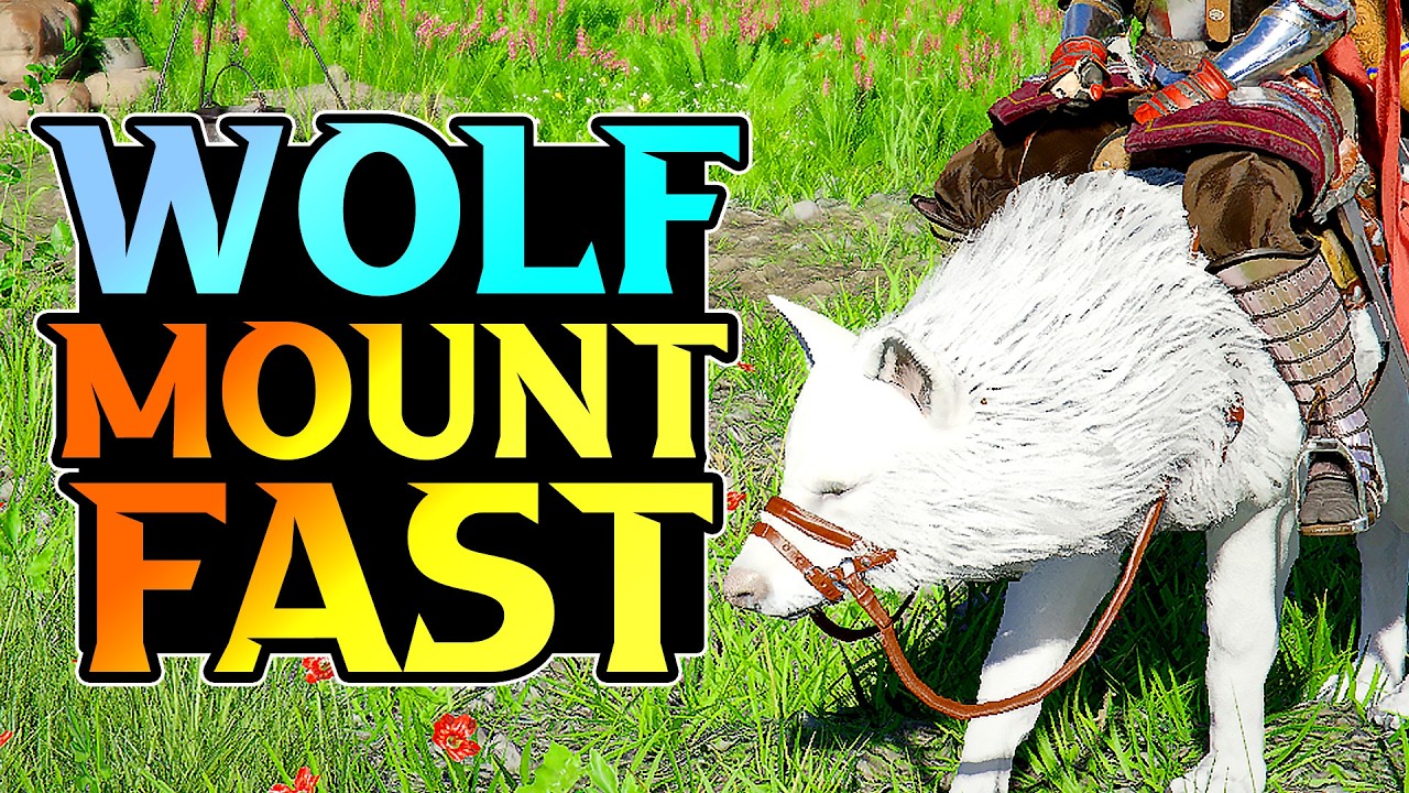 How to Get White Wolf Mount Fast in Crimson Desert - YouTube