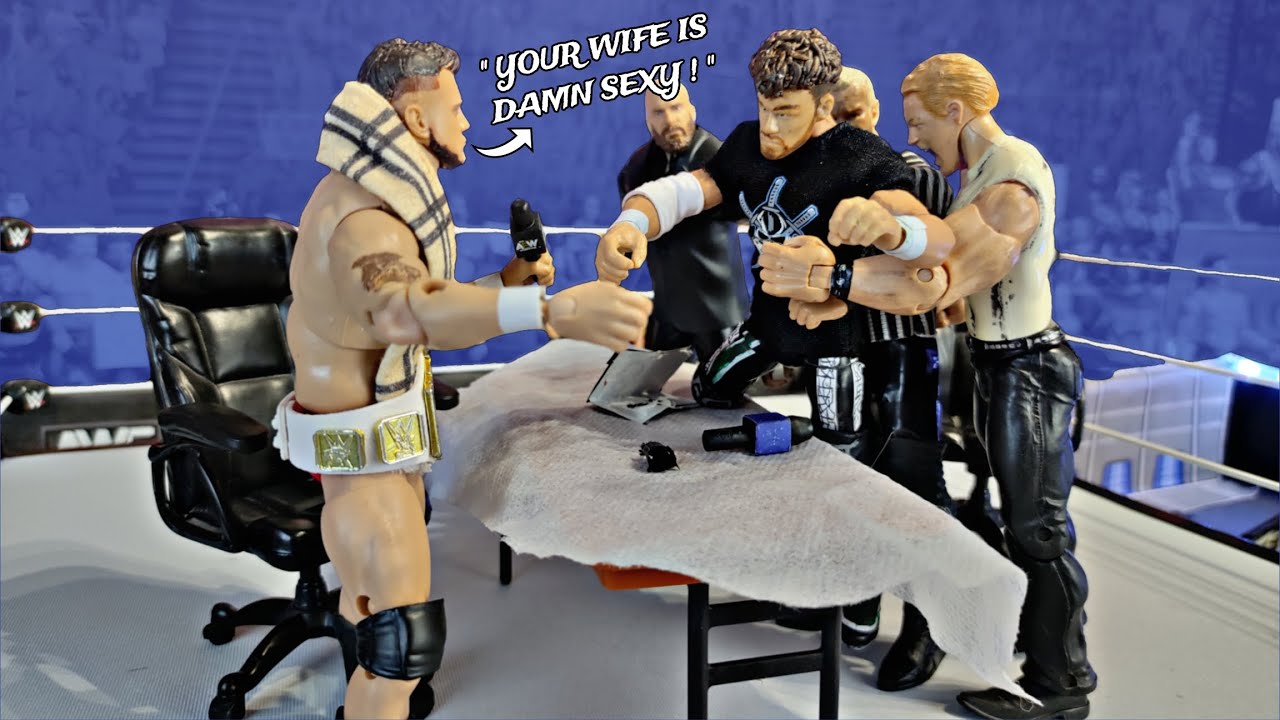 MJF GETS PERSONAL with WILL OSPREY ! - WWE Action Figures Promo match ...