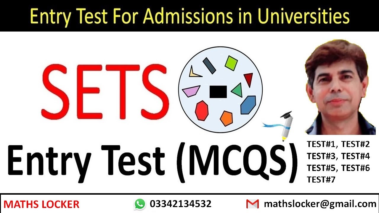 Entery Test Sets | Sets MCQS - YouTube