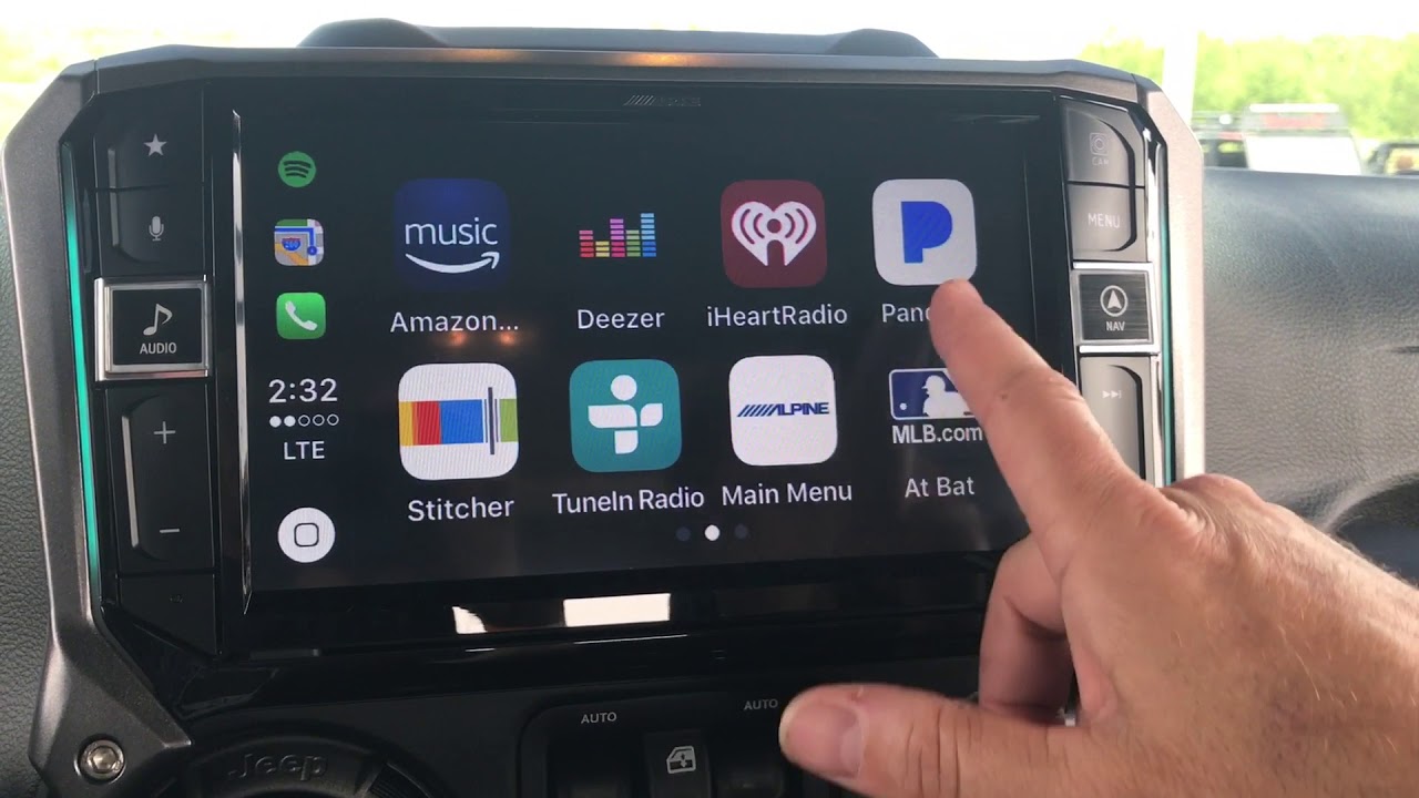 Alpine Restyle i209-WRA Jeep demo - YouTube