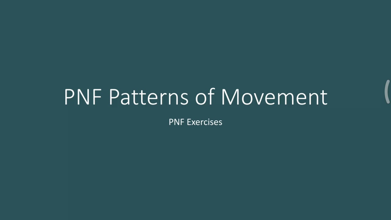 PNF patterns - YouTube