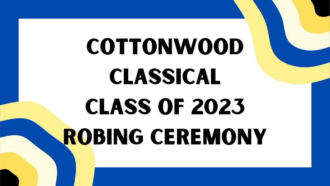 Robing Ceremony - Class of 2023 - YouTube