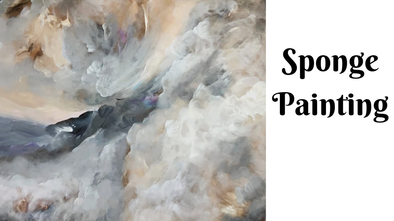 Creating Ethereal Art with a Simple Sponge and My Fingers! #373 - YouTube