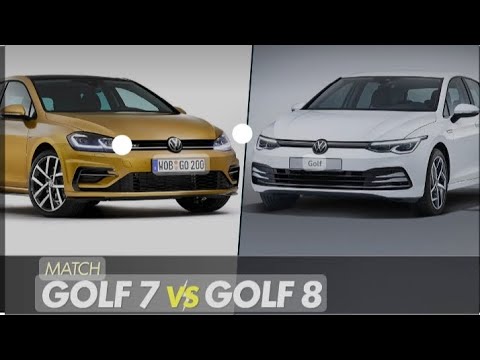 Nouvelle golf 8 vs golf 7 : Camparaison 🔥 - YouTube