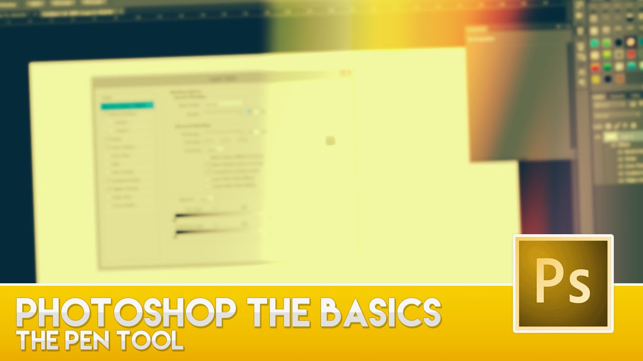 Photoshop The Basics - The Pen Tool - YouTube