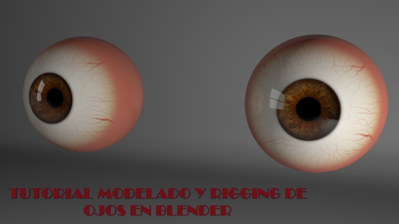 Modelado y rigging de ojos en Blender - YouTube