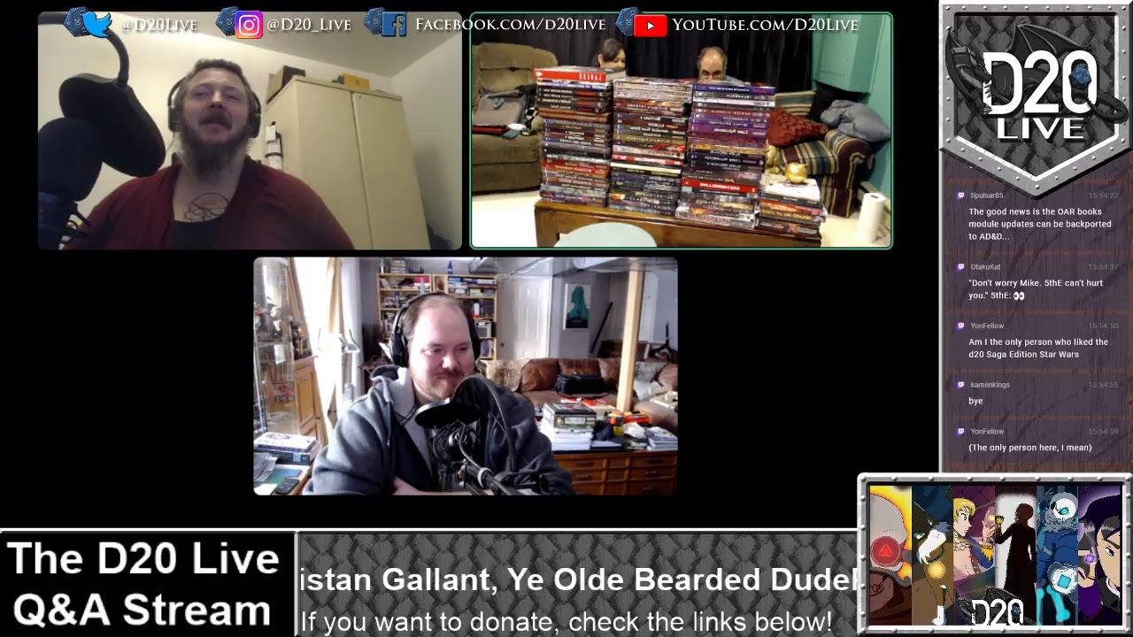 D20 Live: The 2020 Q&A Stream - YouTube