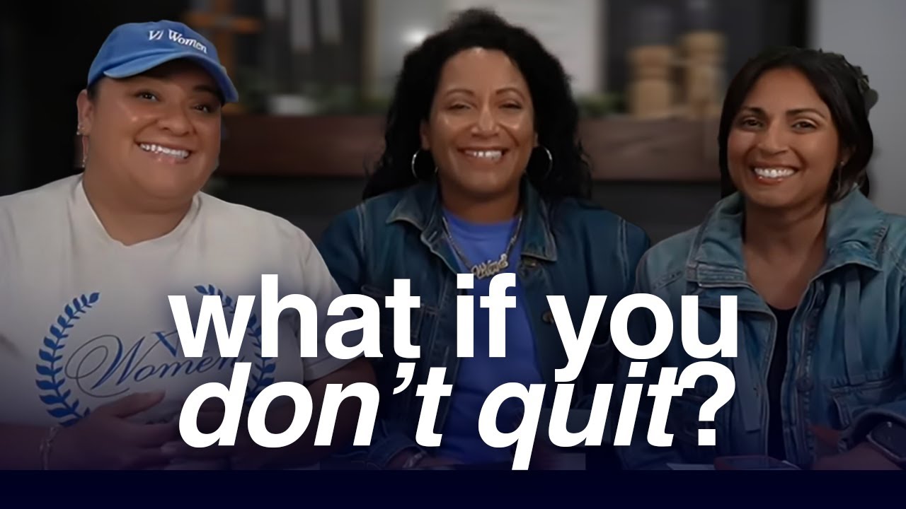 The Power of Not Quitting Too Soon | V1 Women - YouTube