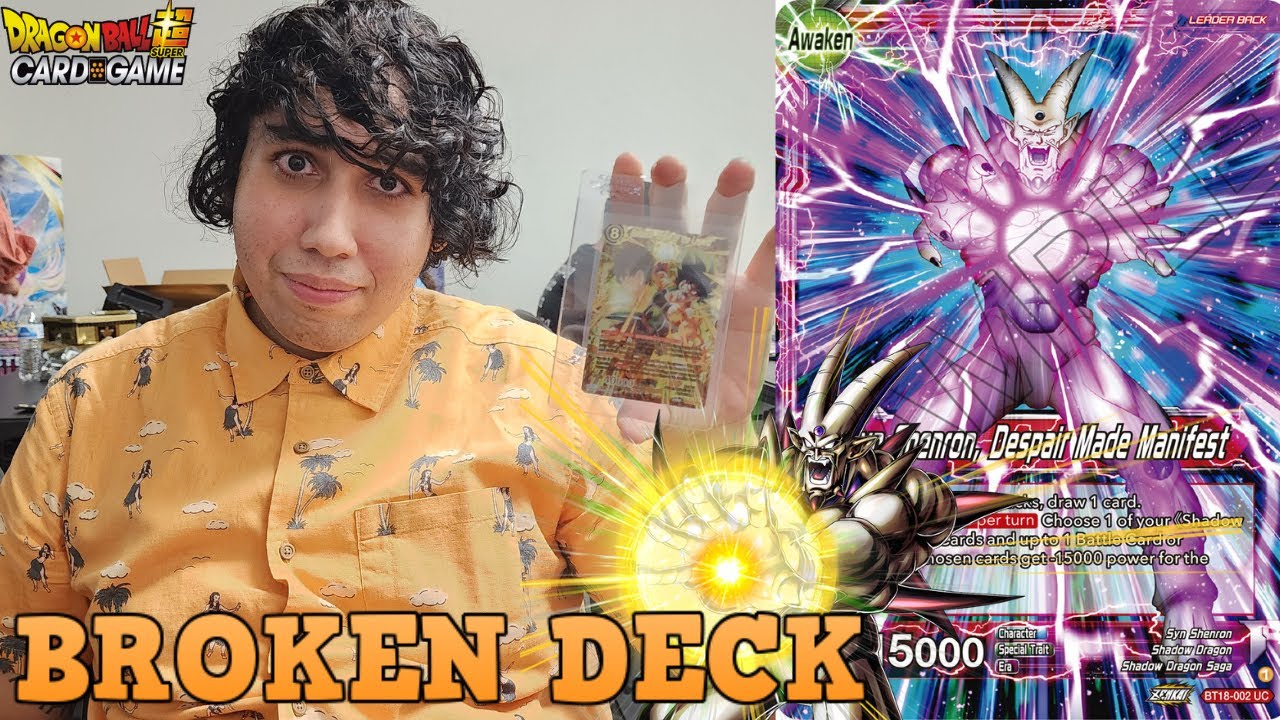 MAKE THIS SHENRON DECK NOW! Dragon Ball Super Card Game - YouTube