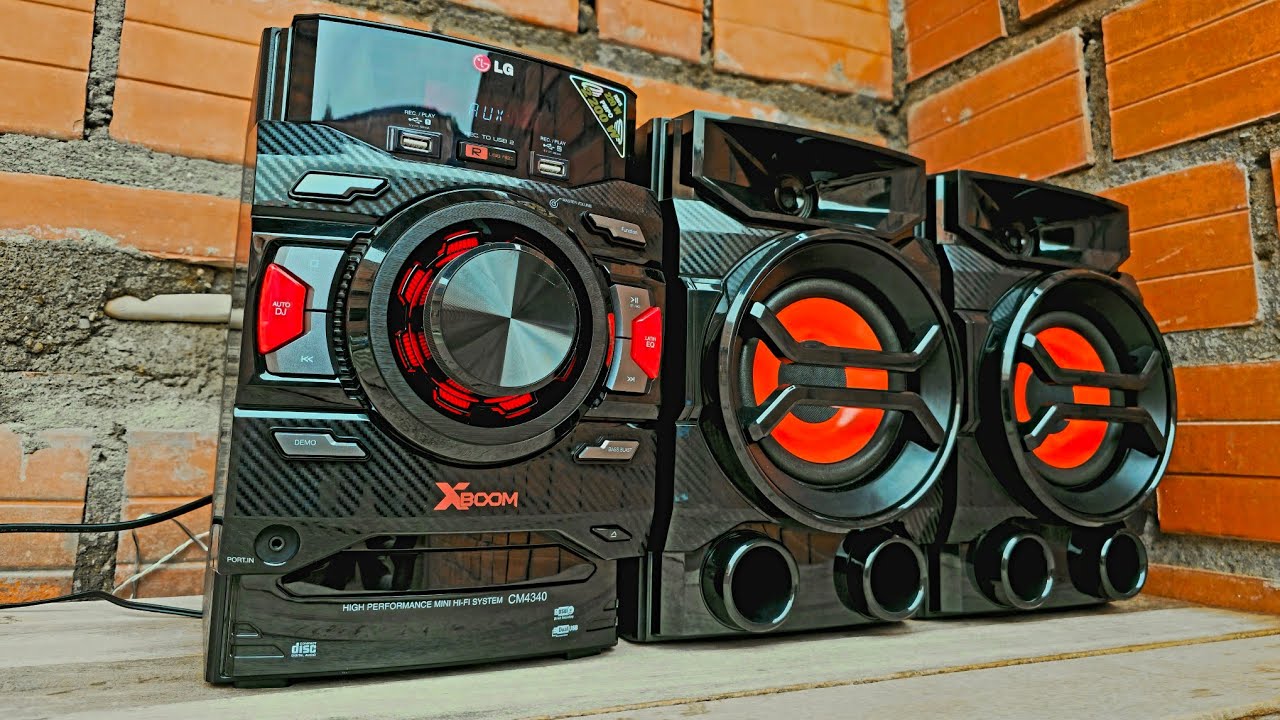 LG CM4340 BASS TEST - YouTube