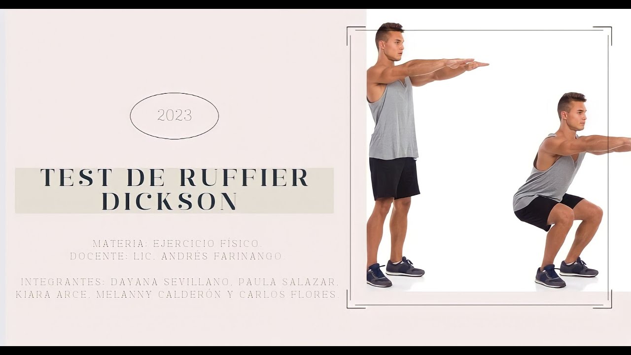 TEST DE RUFFIER DICKSON - YouTube
