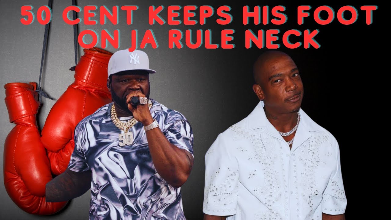 50 Cent keeps His Foot On Ja Rule Neck @barbarason_tv @DJAkademiksTV2 ...