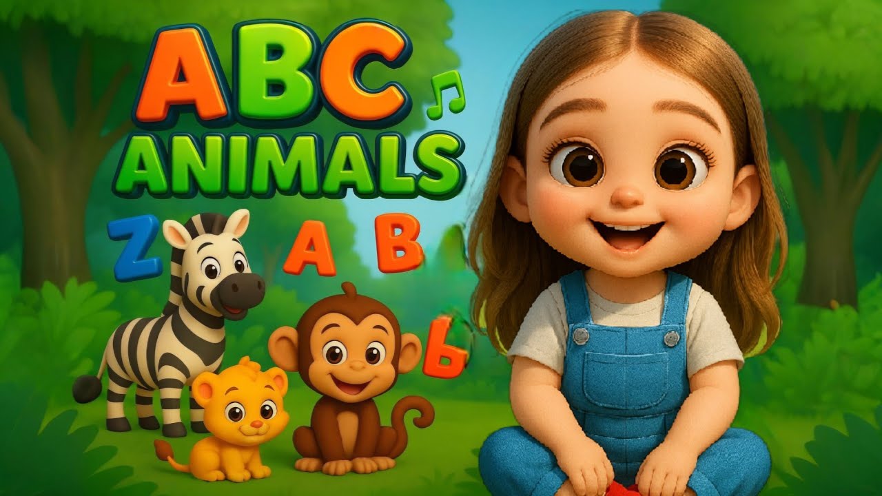 Abc Animal Song | A to Z Phonics With Cute Creatures for Kids - YouTube