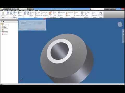Angled hole on a chamfer Tutorial 2 - YouTube