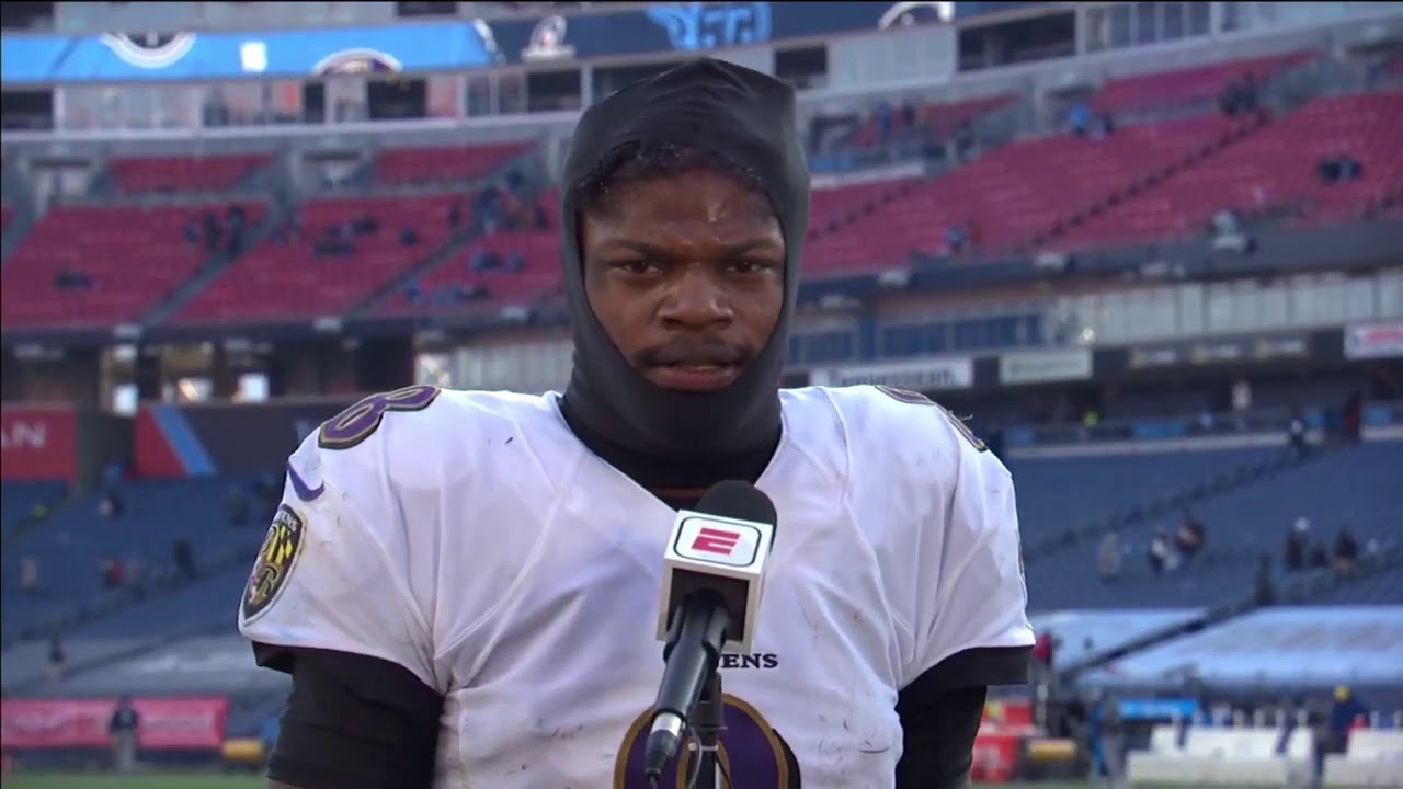 I threw a dumb*** interception Lamar Jackson in postgame interview ...