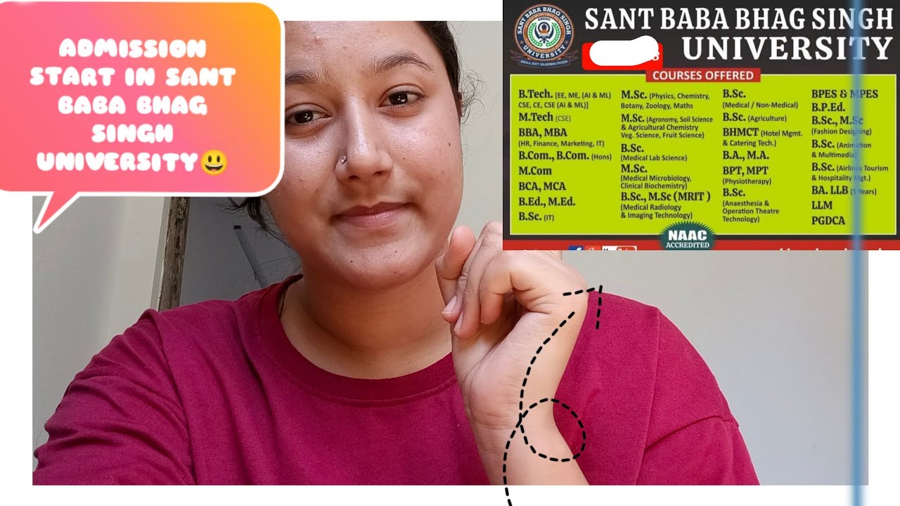 ADMISSION OPEN IN SANT BABA BHAG SINGH UNIVERSITY 2024 || #sbbsu # ...
