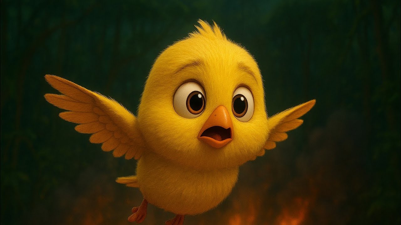 Tiny Bird vs Jungle Fire 🌿🔥 | Pixar-Style 3D Animation - YouTube
