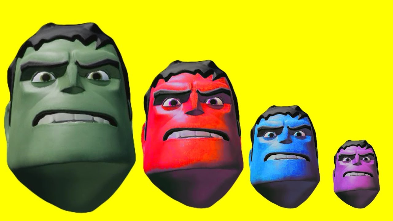 Hulk Finger Family 45 Minutes Compilation | Baby Songs Learn Colors ...