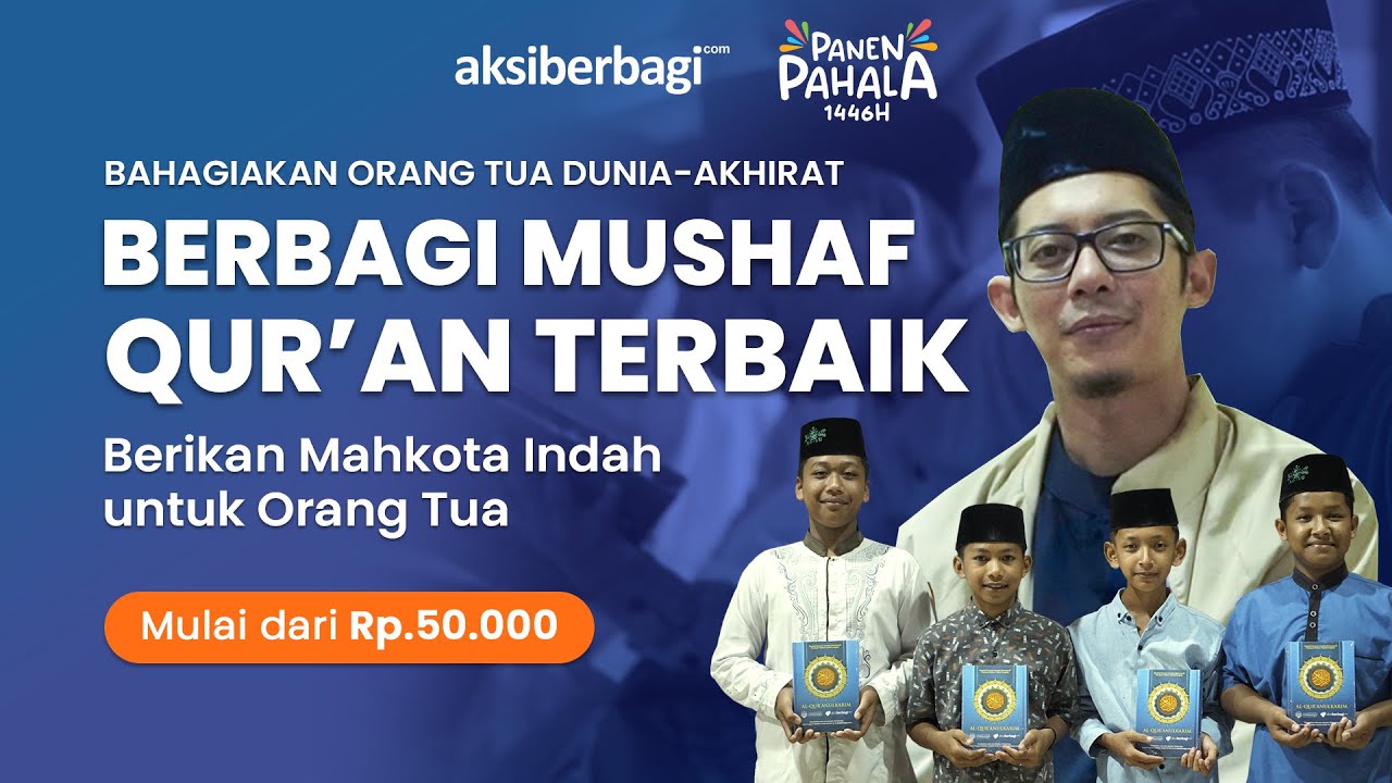Setiap Huruf Bernilai Pahala, Beri Hadiah Terbaik Untuk Orang Tua ...