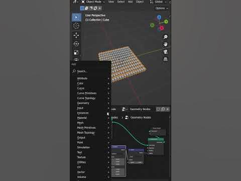 Particle Simulations In Geometry Nodes Blender 3.5 | Tutorial #shorts ...
