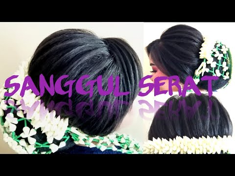 Tutorial Sanggul Serat - YouTube