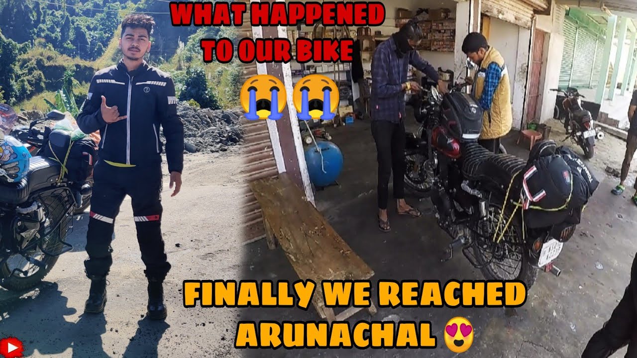 Menchuka ride day 2 ️/ bike gives problem 😭😭/ finally we reached ...